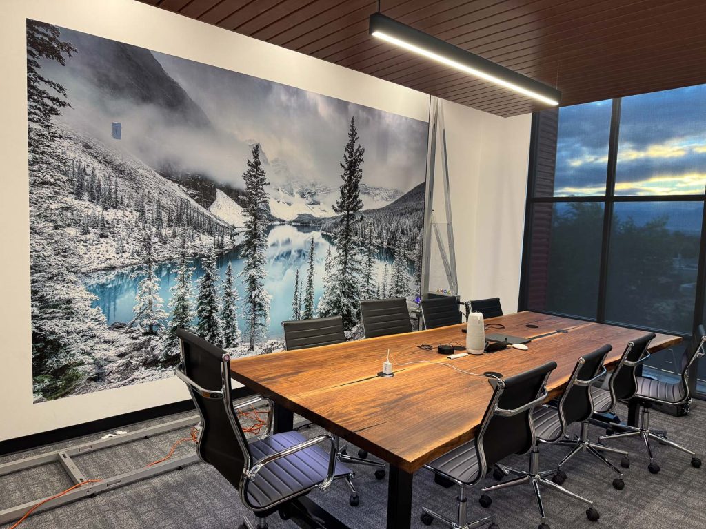 Transform Your Space with Custom Vertical Wall Printing